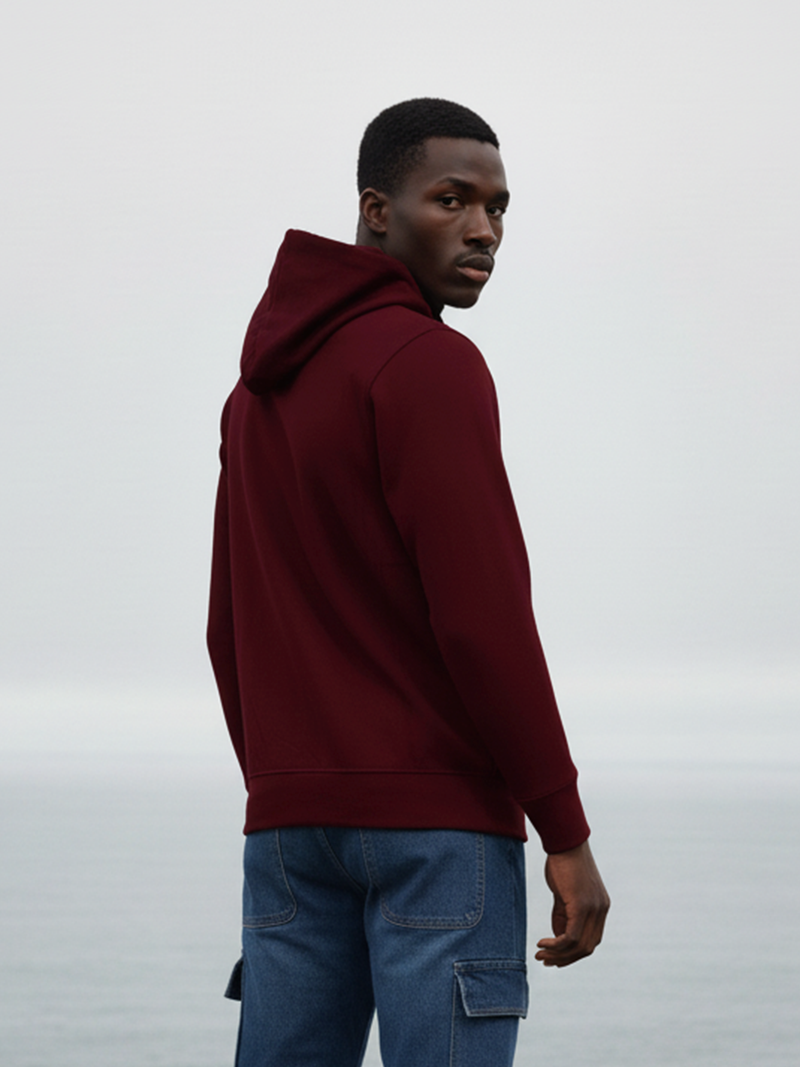 Buy Men’s Maroon Drift Hoodies Online at Fazyo